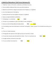 Copy Of Naked Eye Observations Crash Course Astronomy Docx O Naked Eye Observations Crash