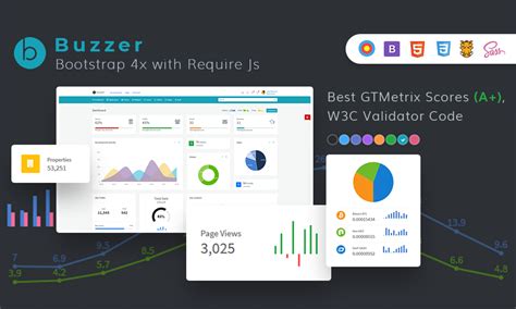 Buzzer Ultimate Bootstrap 4 Admin And Ui Kit