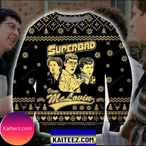 I Am Mclovin Superbad Knitting Pattern 3d Print Christmas Ugly Sweater Kaiteez