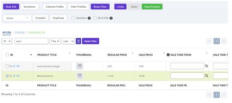 Inline Edit Of Product Price With Price Calculator In Woocommerce Bulk