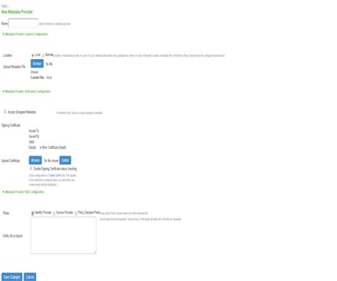 Saml 2 0 Configuration Tasks