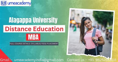Alagappa University Distance Education Mba Vinay Medium