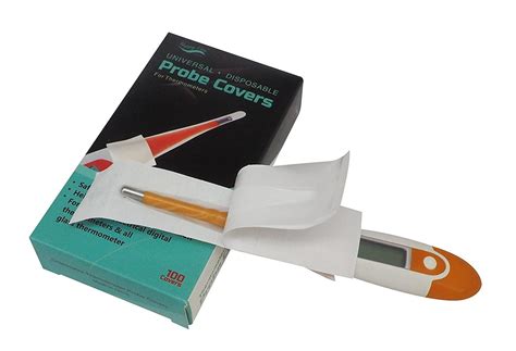 100 Premium Sterile Digital Thermometer Probe Covers Disposable