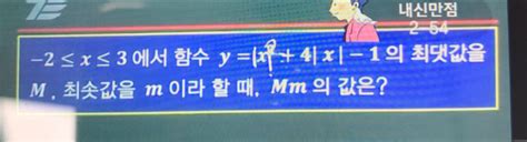 이차함수 최대 최소 지식in