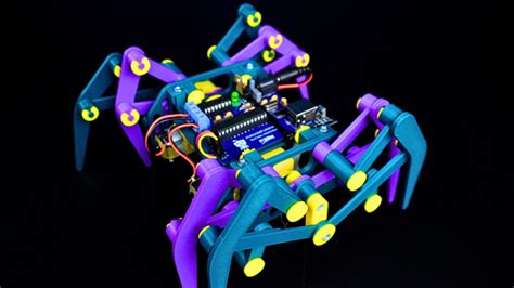 3d Printed Theo Jansen Style Octopod Robot Arduino Based 7 Steps