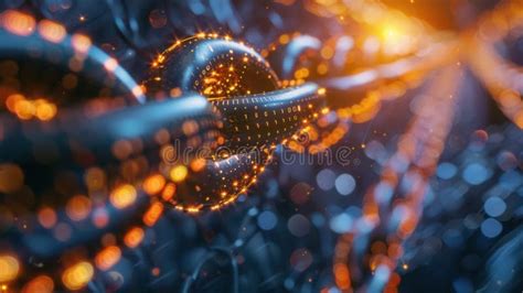 Innovation In Blockchain Development Futuristic Technology Concept