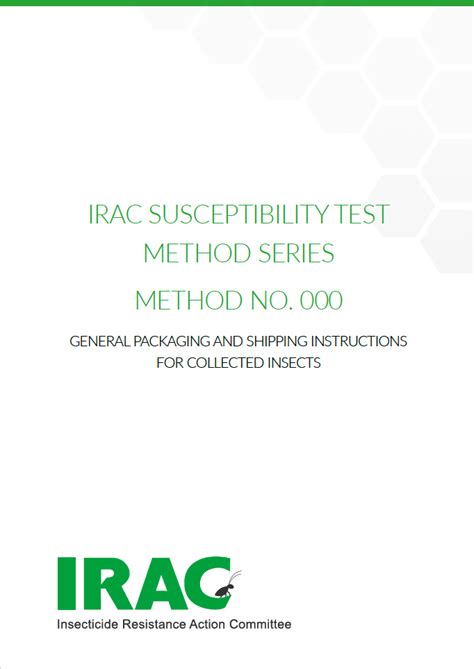 Methods Archives Insecticide Resistance Action Committee