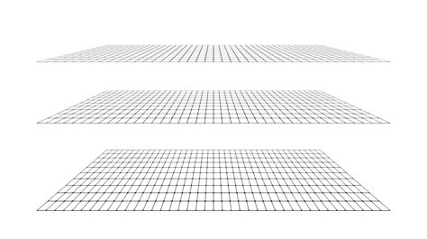 Premium Vector Flat Grid Surface Set Rectangle Plane In Different