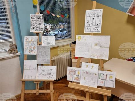 Клубът на комикса във Варна подреди изложба с творби на деца и младежи Утро