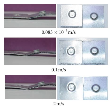 Dynamic Lap Shear Tests Of Clinched Joints A Force Displacement Download Scientific Diagram