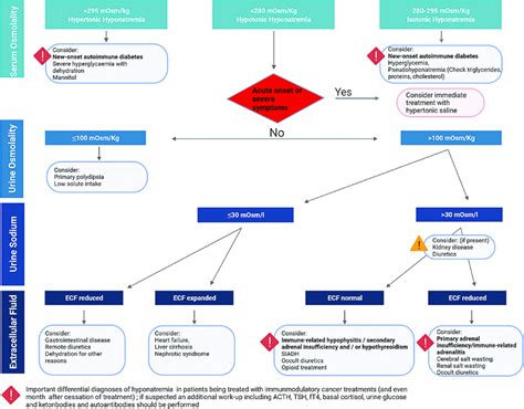 Diagnostic Algorithm For Diagnosing Hyponatremia Diagnostic Algorithm Download Scientific