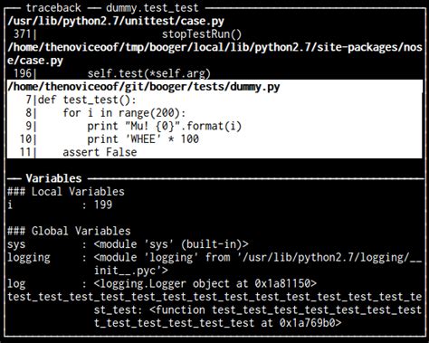 Github Thenoviceoofbooger Curses Interface To Nosetests Output