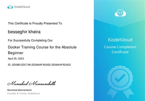 Kheira Besseghir On Linkedin Kodekloud Docker Containerization Kodekloud