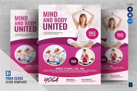 Yoga Class And Sessions Flyer Graphic By Psdpixel · Creative Fabrica