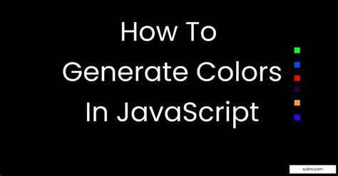 florin lungu on linkedin how to generate colors in javascript