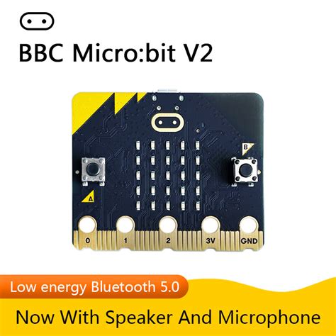 New BBC Micro Bit V2 Upgraded Processor Capacitive Touch Sensor Onboard Speaker Microphone BLE 5
