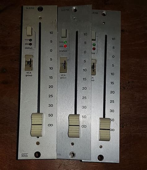 Solid State Logic SL E VCA FADER X Reverb