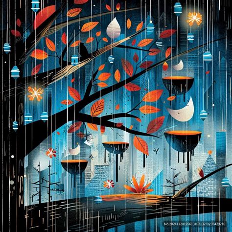 Ai创作图魔法森林插画 迪拜插画手绘装饰画 奇幻森林插画 俄罗斯科技感建筑插画 创意装饰画意境装饰画 幻想梦境插画 中东建筑插画 装饰元素插画