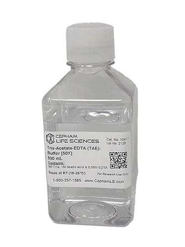 Tris Acetate Edta Tae Buffer [50x] 500 Ml 500 Ml Industrial And Scientific