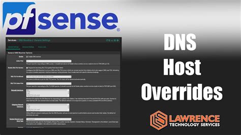 Pfsense DNS Host Overrides YouTube