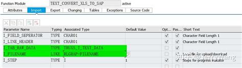 Sap Abap 处理 Excel 的标准函数 Textconvertxlstosap 介绍试读版 知乎