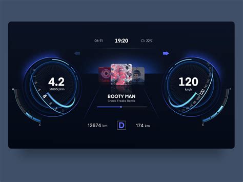 Smart Car Dashboard Design Hmi Dashboard Design Smart Car Car Ui