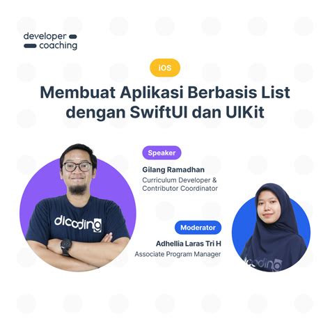 Dicoding Developer Coaching 121 Ios Membuat Aplikasi Berbasis List