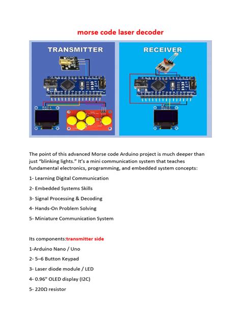 Morse Code Laser Decoder Pdf