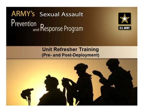 Army Sexual Assault Prevention PowerPoint Ranger Pre Made Military PPT Classes