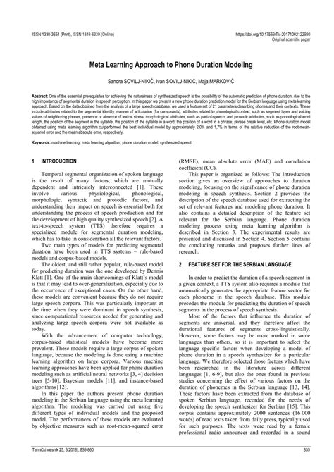 pdf meta learning approach to phone duration modeling