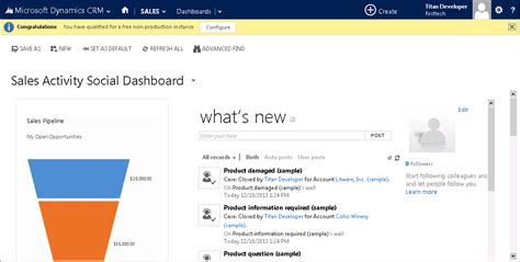 Free Non Production Instances And Free Storage In Dynamics Crm Online 2013 Microsoft Dynamics