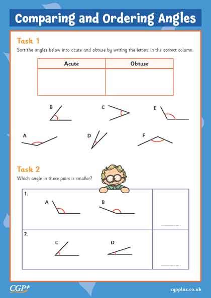 Compare And Order Angles Year 4 Cgp Plus