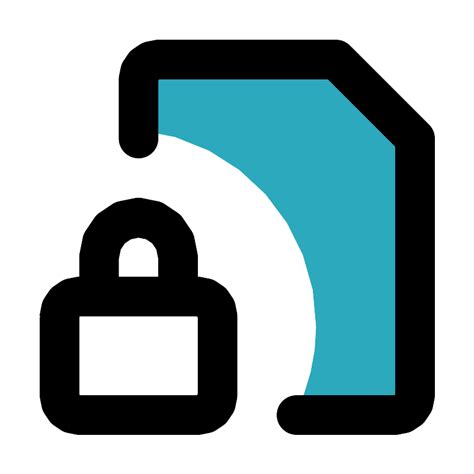 Protected Lock File Vector Svg Icon Svg Repo