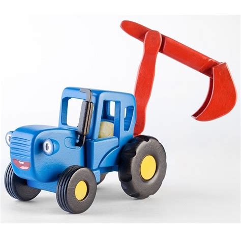 Игрушка Синий трактор Гоша с ковшом WoodenToys 1633T купить Фигурки ...
