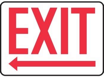 Areas Not Requiring Exit Signs Includes