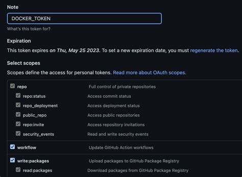 Docker Pushing Image To Github Packages Throws Denied Notfound Owner Not Found Stack