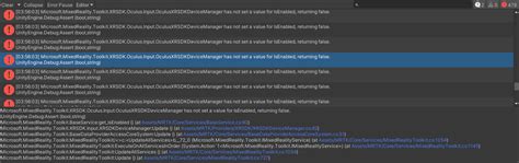 nullreferenceexception is generated with the in editor player and an xr sdk profile · issue