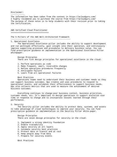 Aws Short Notes Pdf Cloud Computing Amazon Web Services