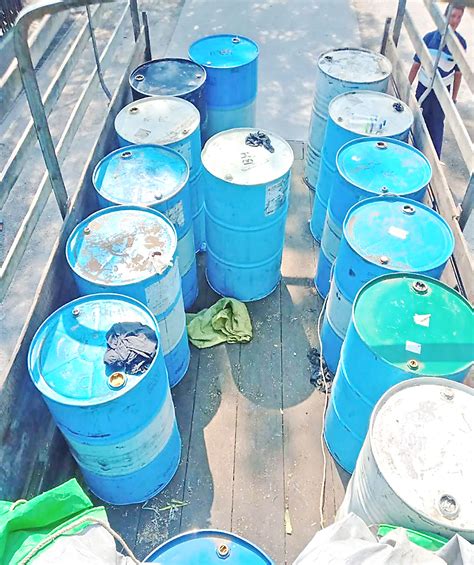 တရားမဝင်သစ်မျိုးစုံ၊ စက်သုံးဆီများ၊ လုပ်ငန်းသုံးပစ္စည်းများ၊ စားသောက