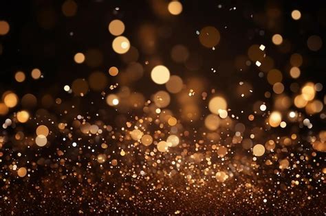 Premium Photo Shiny Light Background With Golden Sparkles