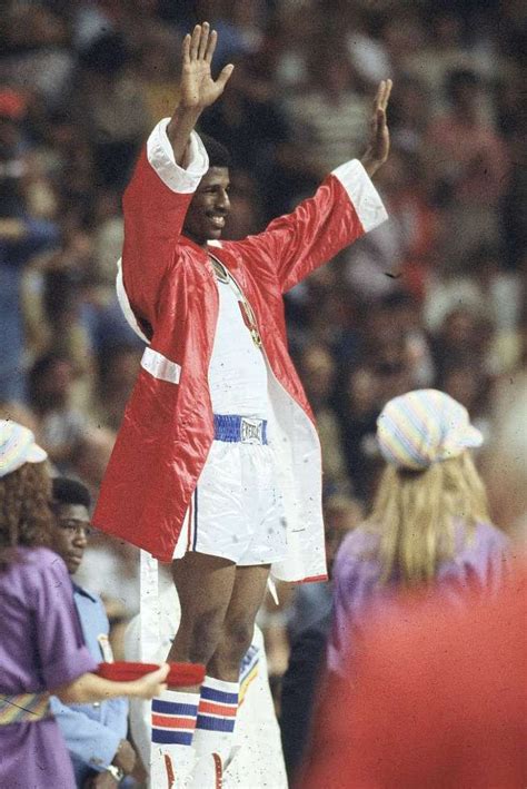 Michael Spinks Medal Stand Olympics Summer Olympics