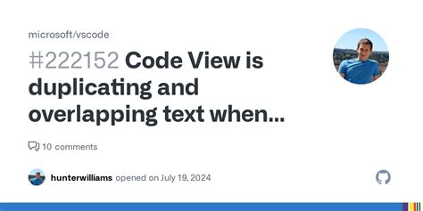 Code View Is Duplicating And Overlapping Text When Trying To Access Git Menu · Issue 222152