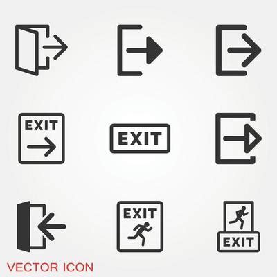 Exit Icon Vector Art Icons And Graphics For Free Download