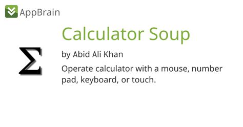 Calculator Soup For Android App Stats And Insights