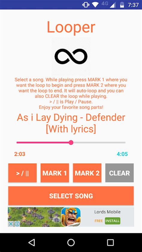 Loop Favorite Song Parts Save Audio Looper Apk For Android Download