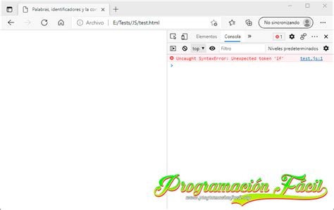 [javascript] palabras reservadas clave e identificadores