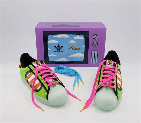Adidas Superstar Simpsons Squishee Semi Solar Grren Unisex Sports