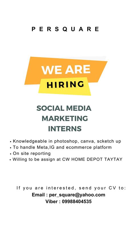 Persquare Interns Socialmediamarketing