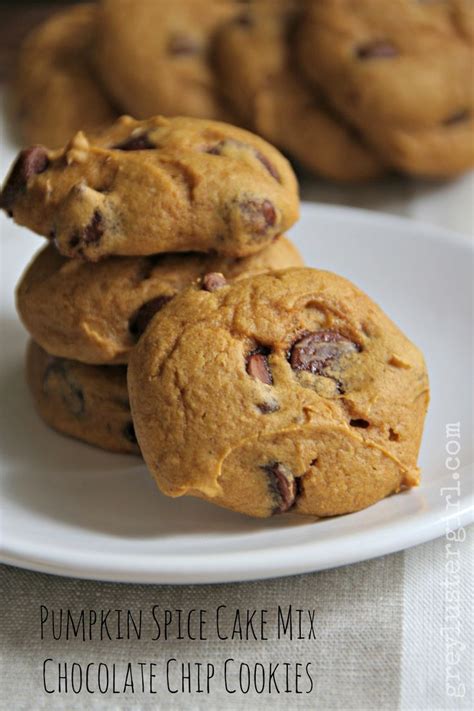 Easy Pumpkin Spice Cake Mix Chocolate Chip Cookies Spice Cake Mix And Pumpkin Pumpkin