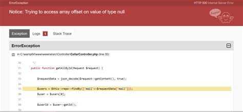 Erreur Tableau Php 74 Avec Symfony 44 Par Feyga Page 1 Openclassrooms